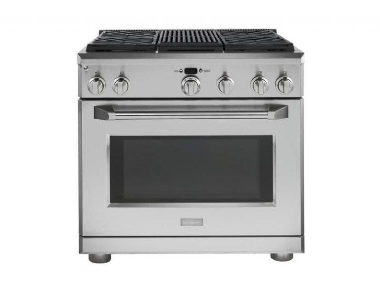 Monogram ZDP364NRPSS 36" Pro Range Dual Fuel - Castle Kitchens