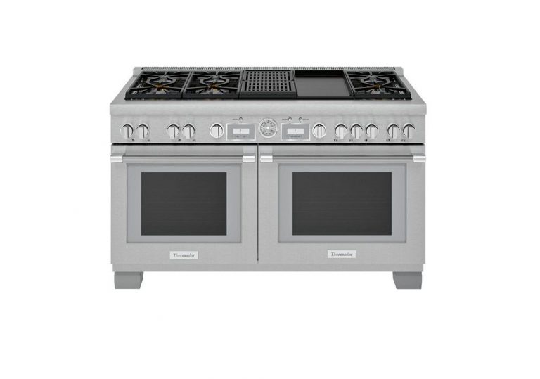 Thermador PRD606WCG 60 inch Pro Grand Dual Fuel Range - Castle Kitchens