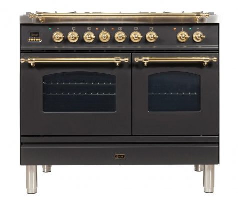 Ilve UPDN100FDMPRB Nostalgie 40 Inch Gas Range - Castle Kitchens