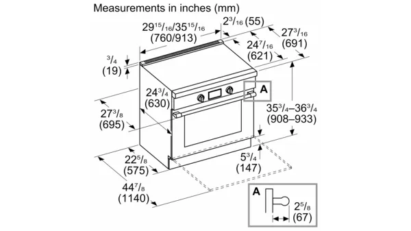 Thermador PRI36LBHC Liberty Induction Range Cooker - Castle Kitchens