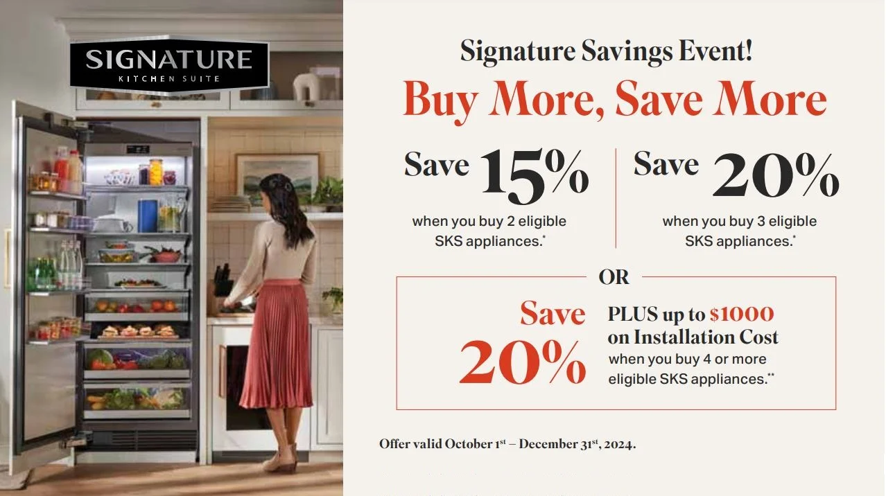Signature Kitchen Suite Canada Promotion - Castle Kitchens